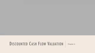 PPT - Chapter 3 Free Cash Flow Valuation PowerPoint Presentation, free ...