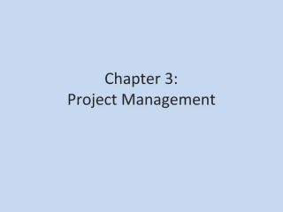 PPT - Project Management Chapter 3 Project Planning PowerPoint ...
