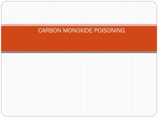 PPT - Carbon Monoxide Poisoning PowerPoint Presentation, free download ...