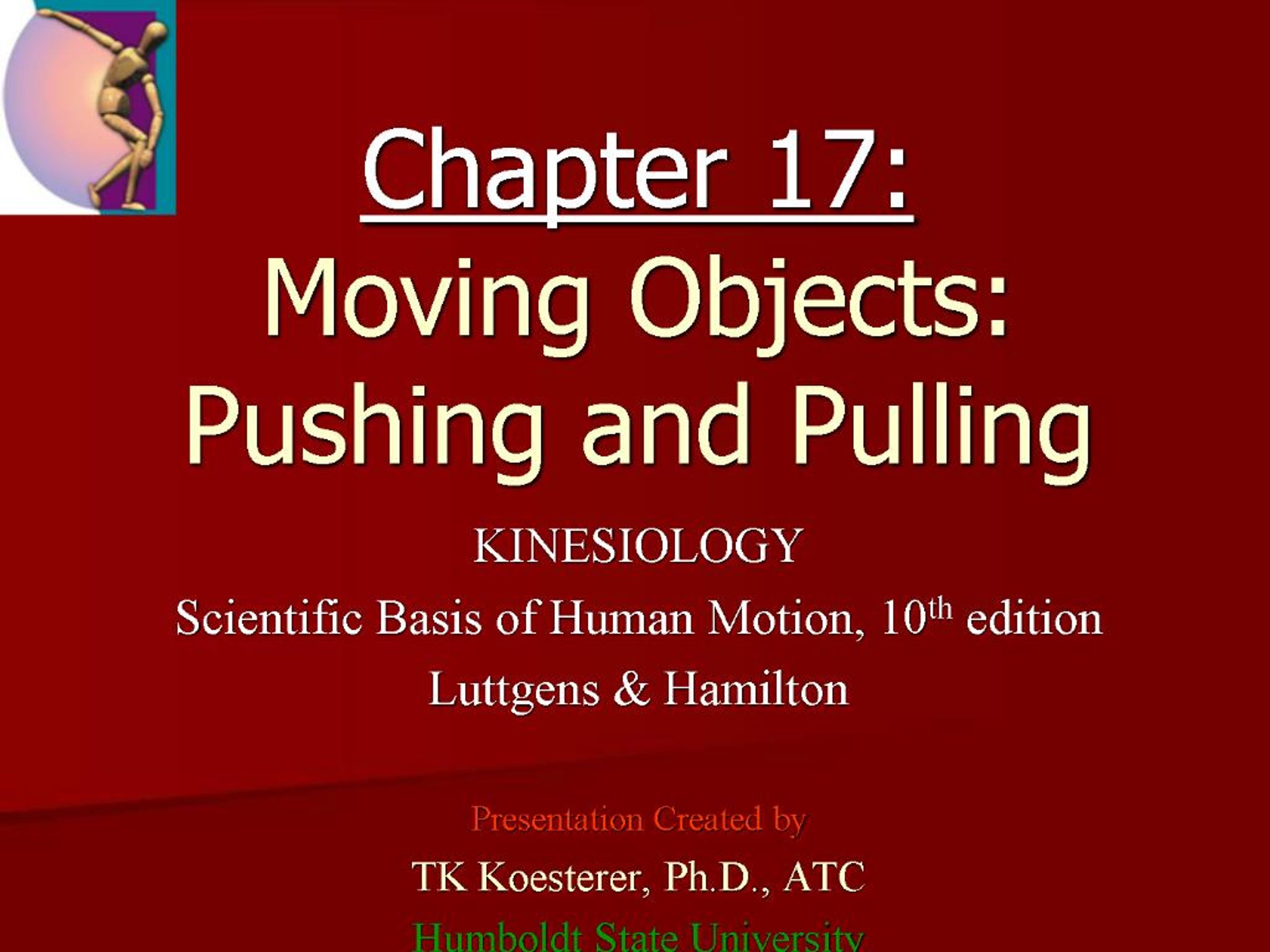 PPT - Chapter 17: Moving Objects: Pushing and Pulling PowerPoint ...