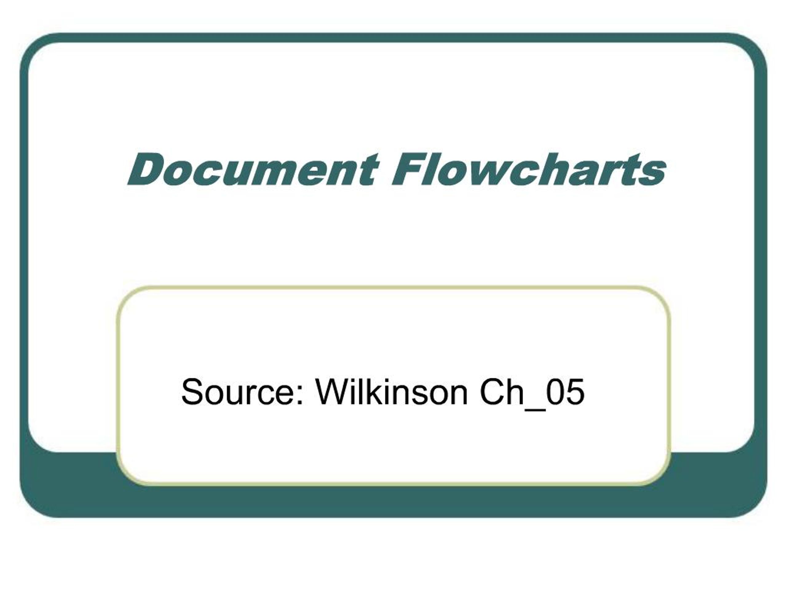 PPT - Document Flowcharts PowerPoint Presentation, free download - ID ...