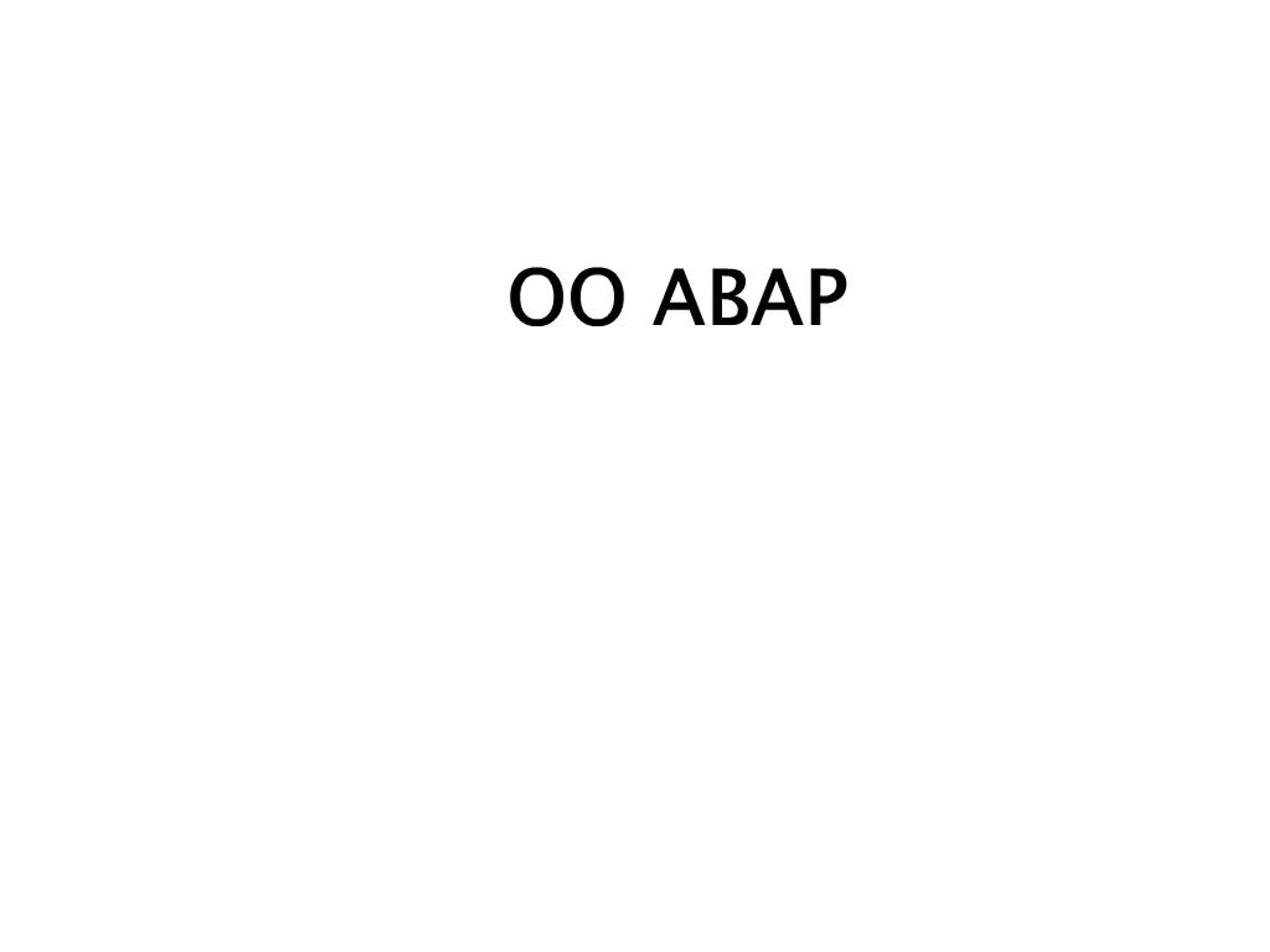 PPT - OO ABAP PowerPoint Presentation, free download - ID:488822