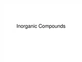 PPT - Chem-805 Identification of organic and inorganic compounds by ...