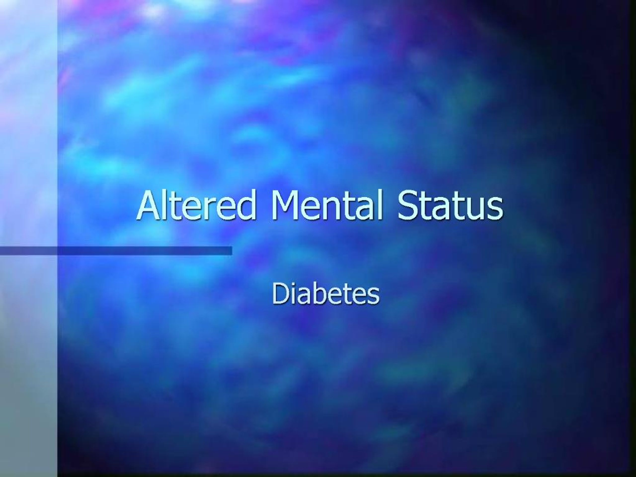 PPT - Altered Mental Status PowerPoint Presentation, free download - ID ...