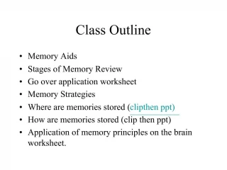 PPT - Class Outline PowerPoint Presentation, free download - ID:1049530
