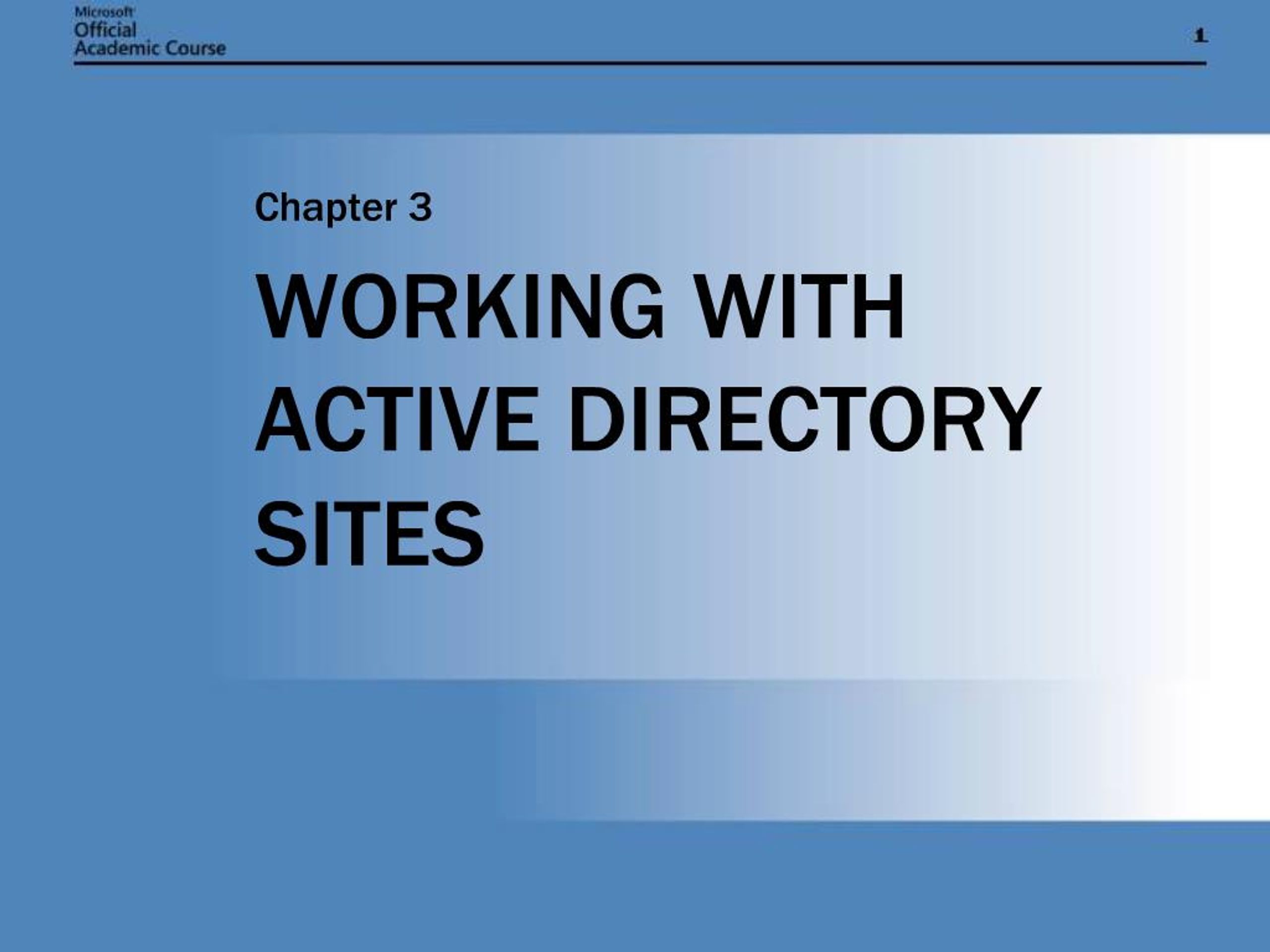 PPT - WORKING WITH ACTIVE DIRECTORY SITES PowerPoint Presentation, free ...