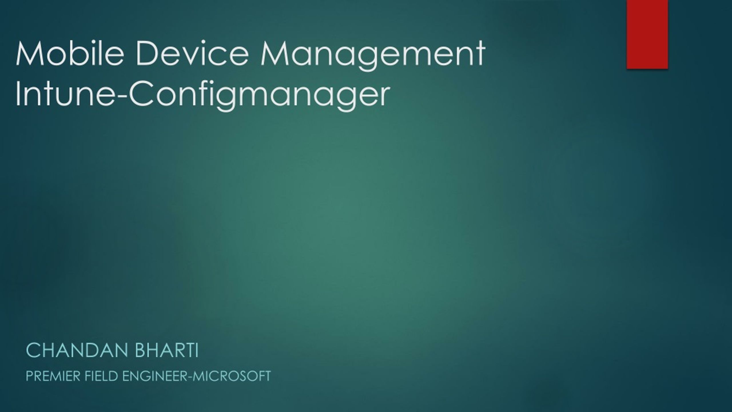 PPT - Mobile Device Management Intune- Configmanager PowerPoint ...