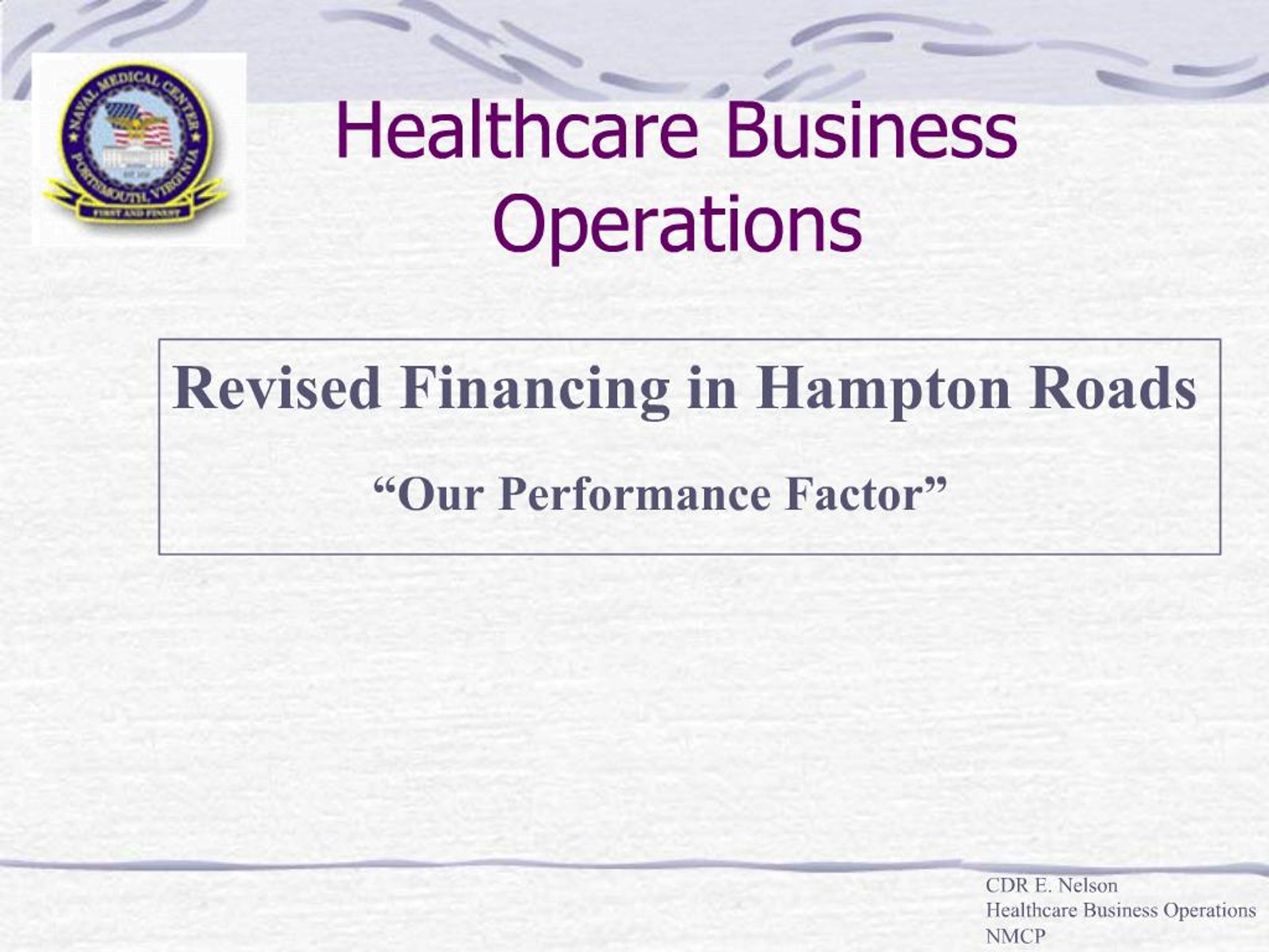 PPT - Healthcare Business Operations PowerPoint Presentation, free ...