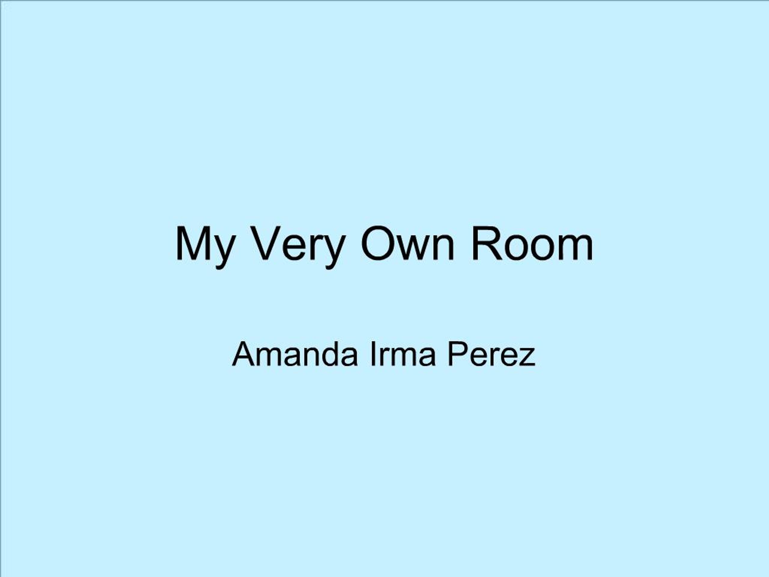 PPT - My Very Own Room PowerPoint Presentation, free download - ID:506880