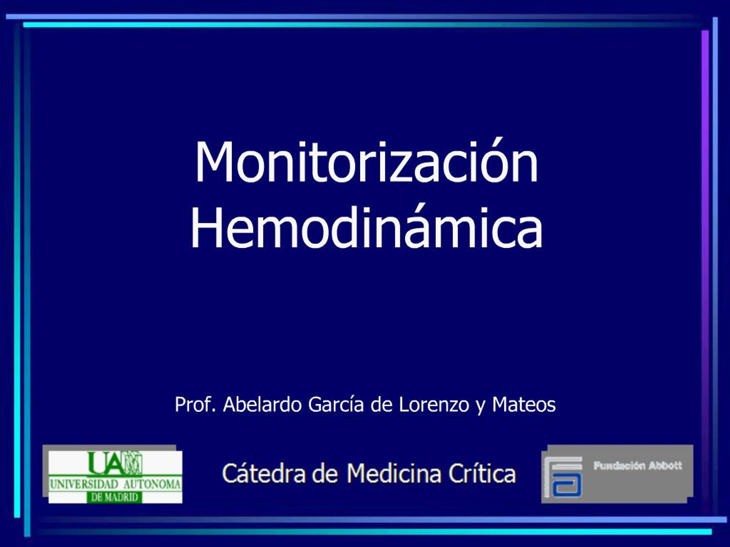 PPT - Monitorizaci n Hemodin mica PowerPoint Presentation, free download - ID:509109