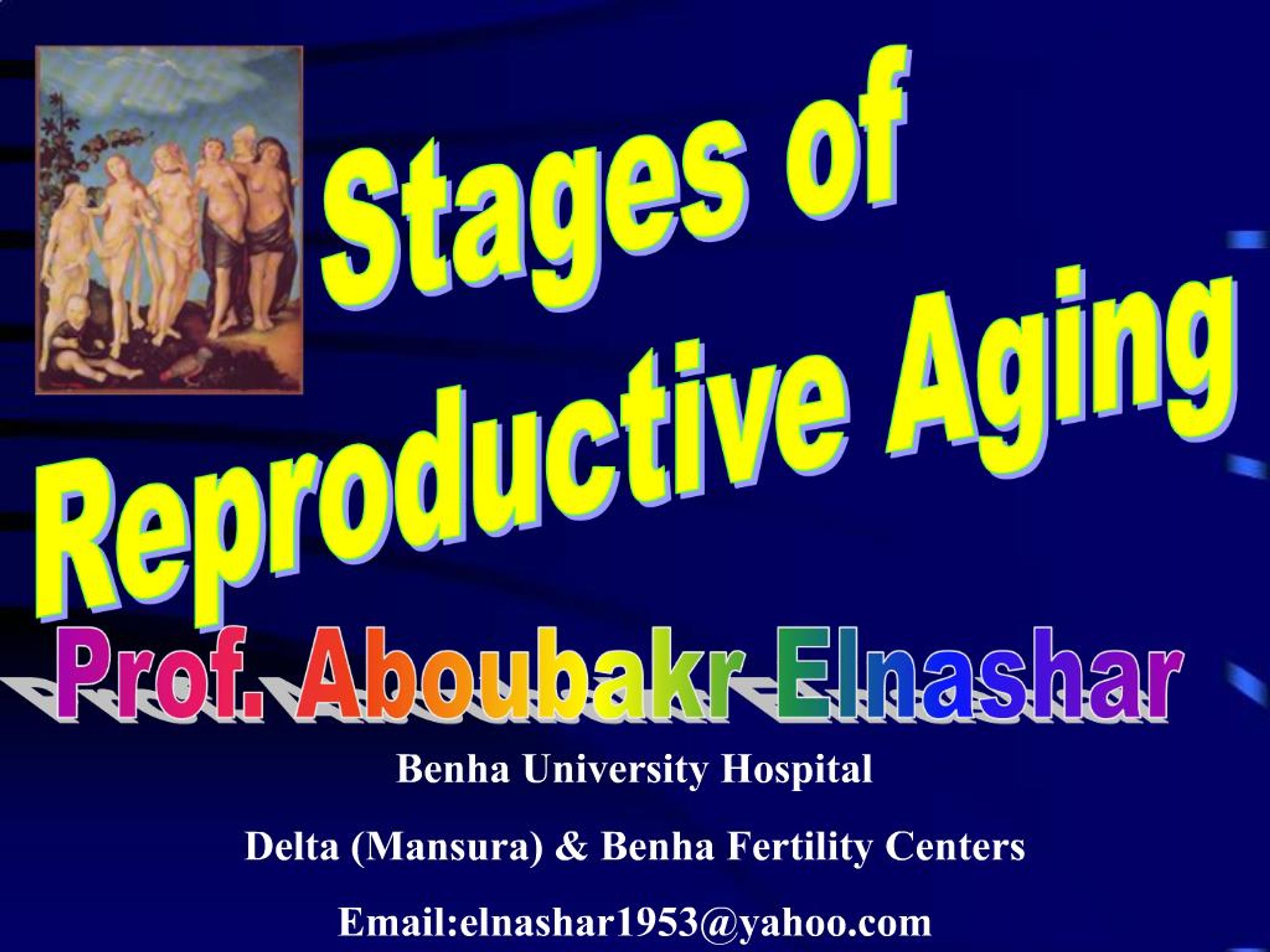 PPT - Stages of Reproductive Aging PowerPoint Presentation, free ...