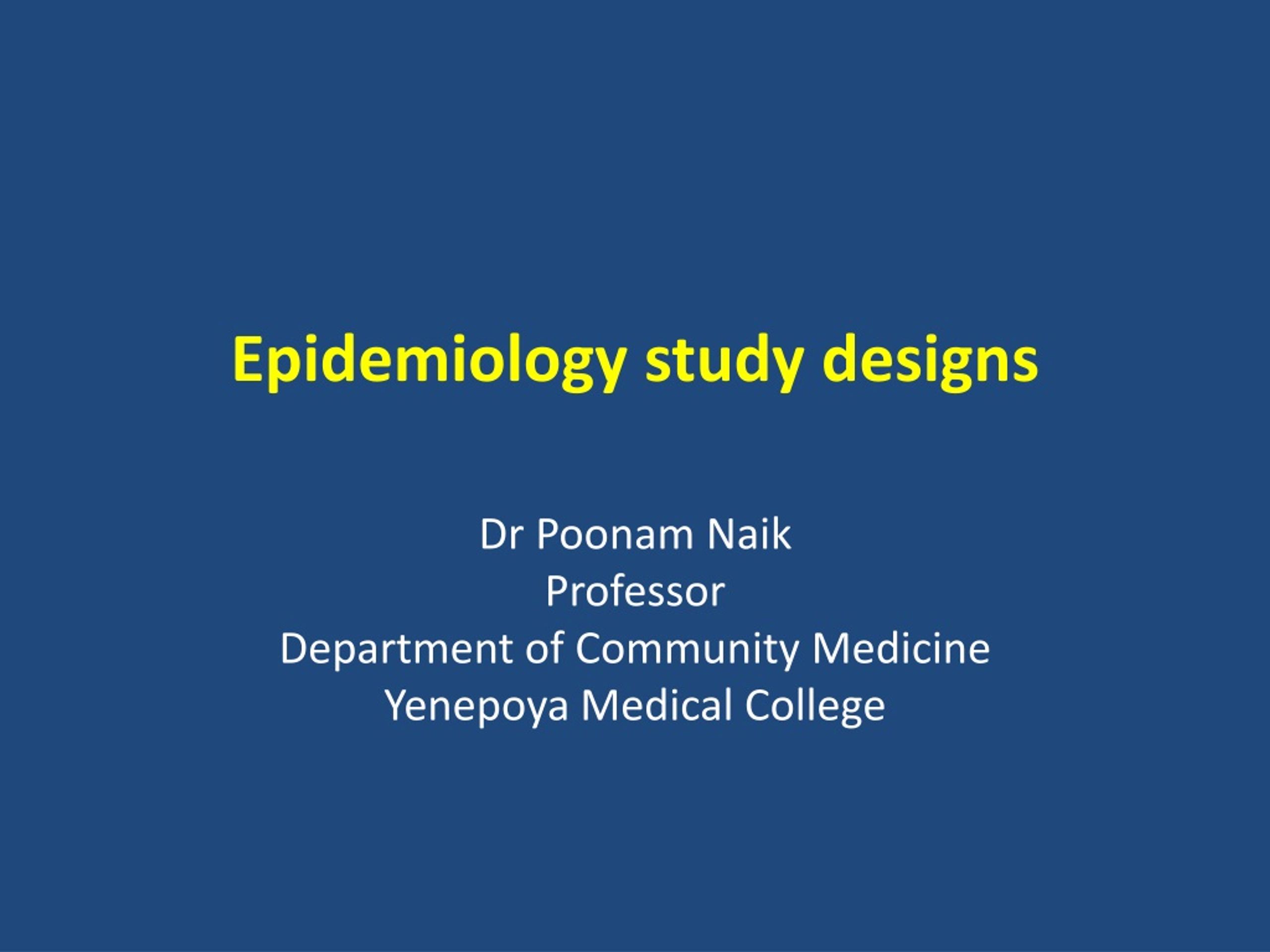 PPT - Epidemiology study designs PowerPoint Presentation, free download ...