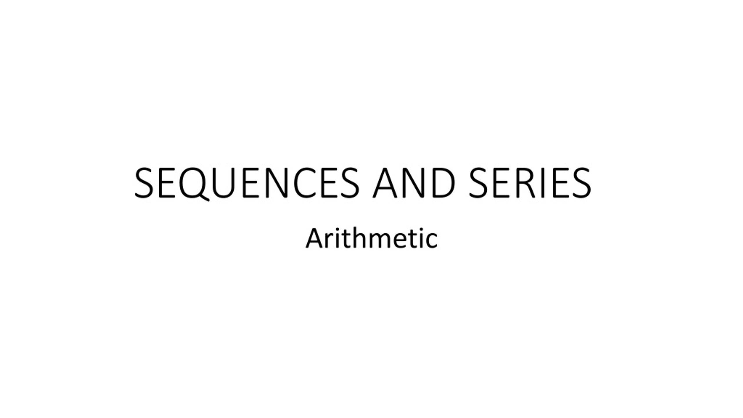 PPT - SEQUENCES AND SERIES PowerPoint Presentation, free download - ID:515152