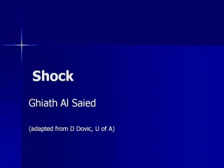 PPT - SHOCK PowerPoint Presentation, free download - ID:515386