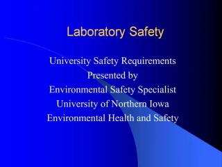 PPT - LABORATORY SAFETY PowerPoint Presentation, free download - ID:1757766