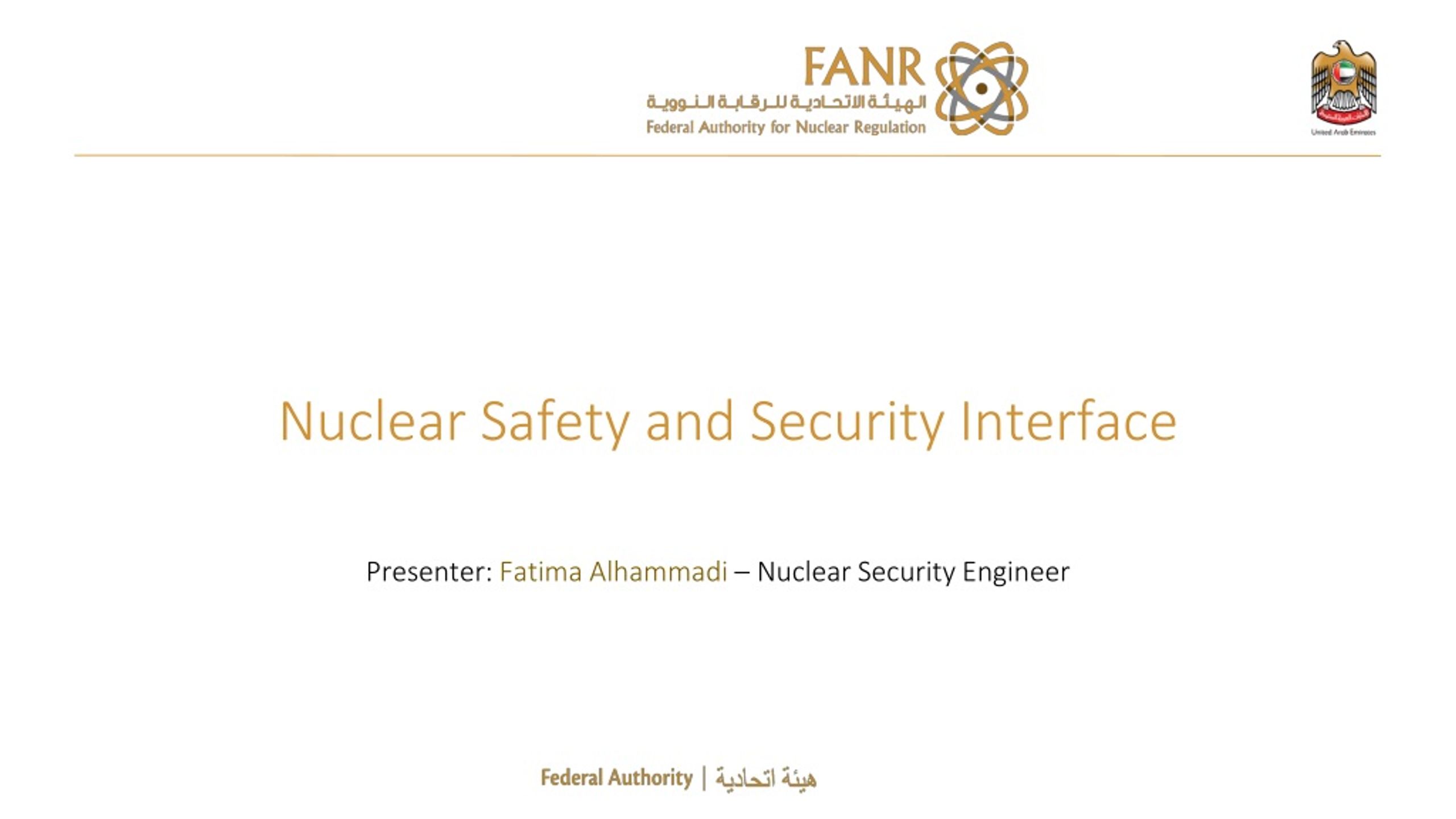 PPT - Nuclear Safety and Security Interface PowerPoint Presentation ...