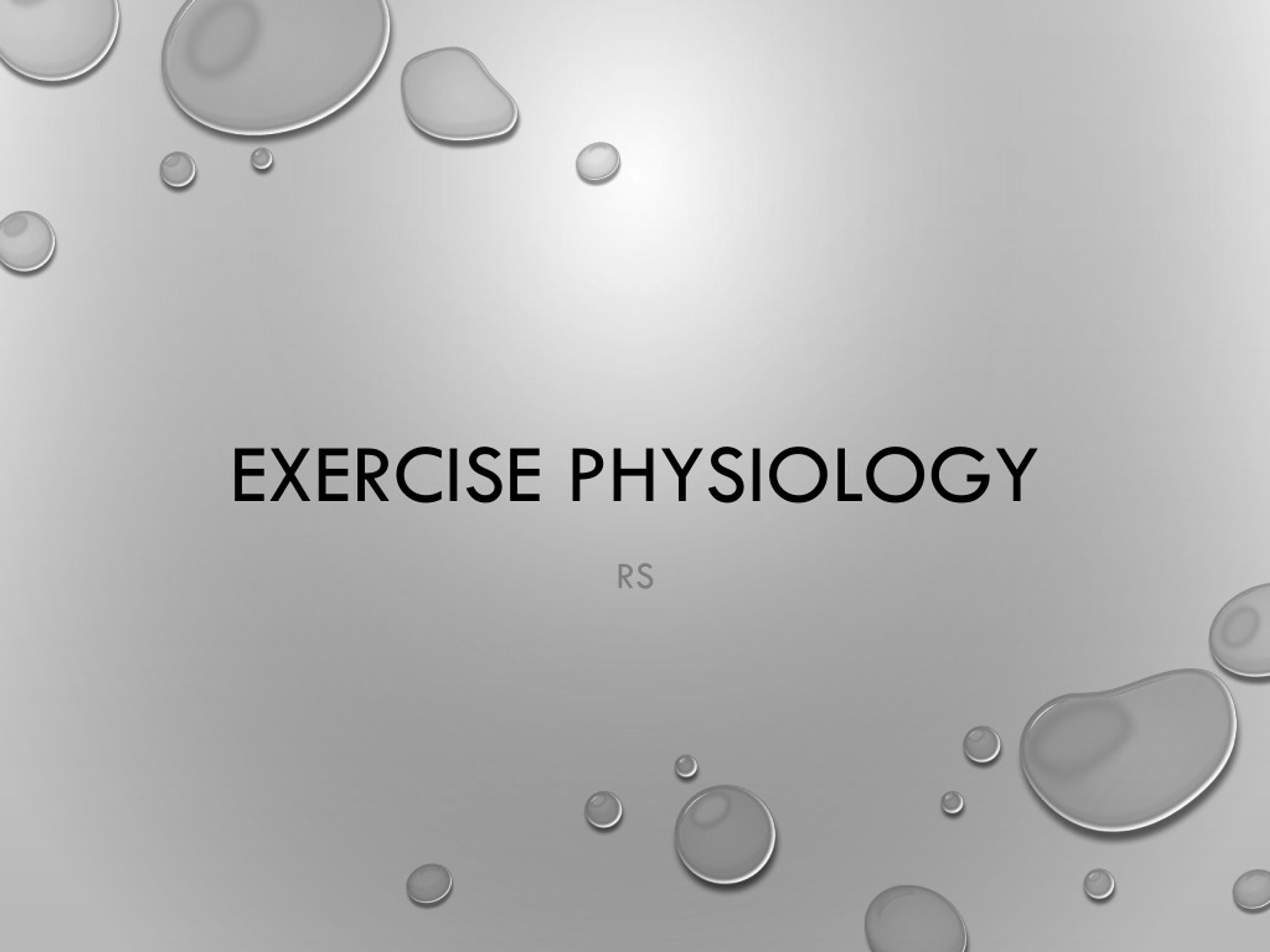 PPT - Exercise Physiology PowerPoint Presentation, free download - ID ...