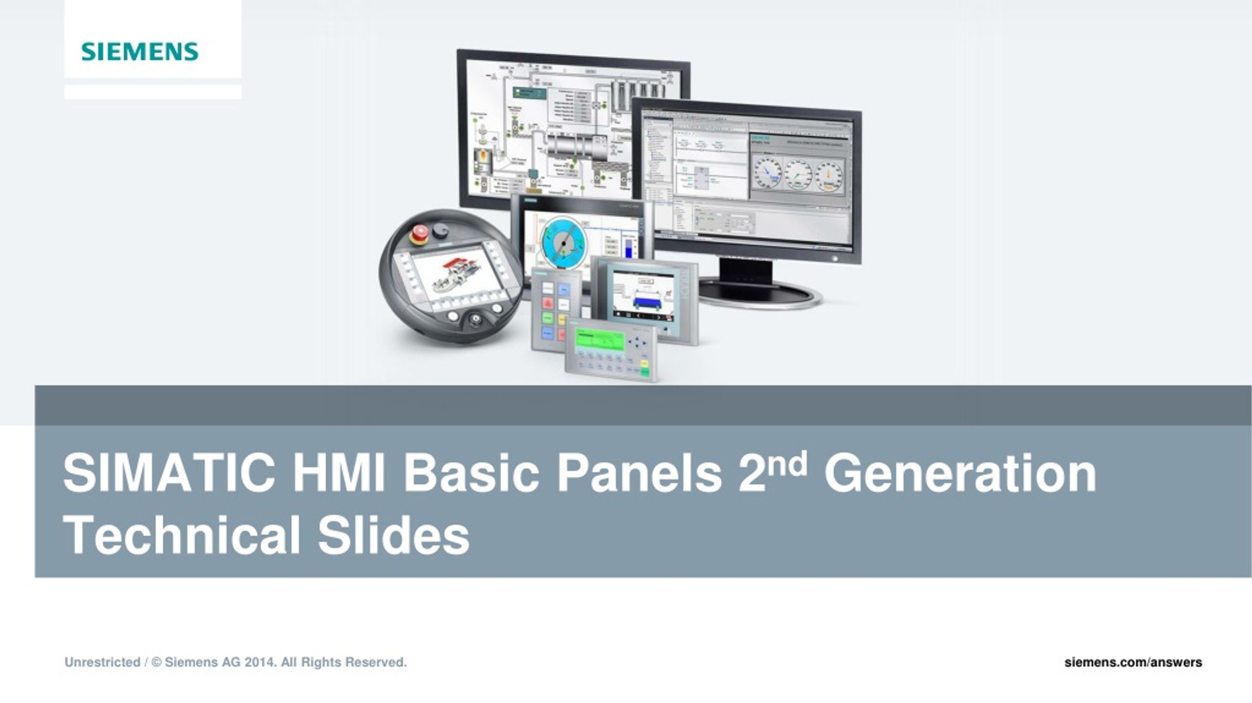 PPT - SIMATIC HMI Basic Panels 2 nd Generation Technical Slides ...
