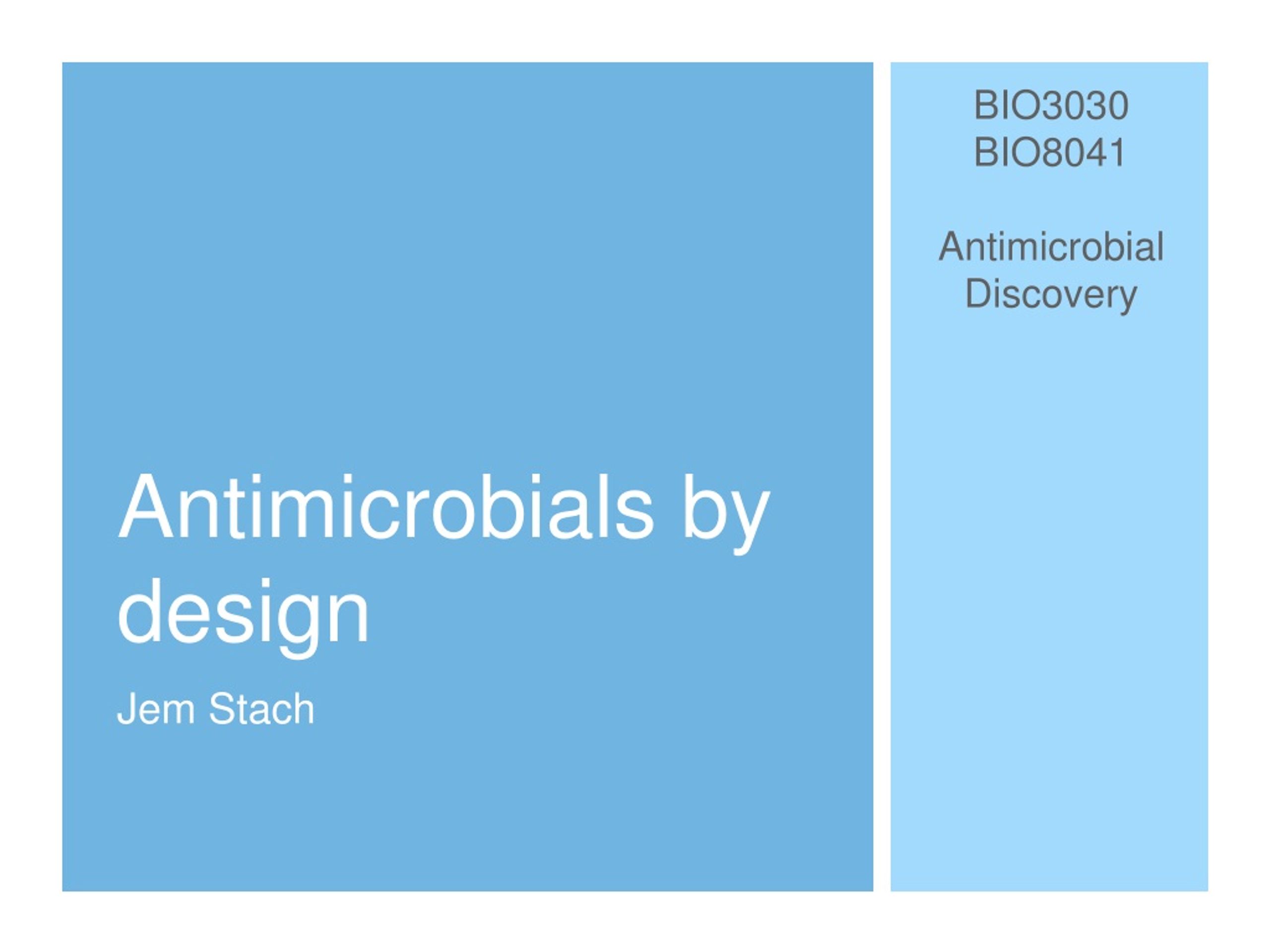 PPT - Antimicrobials by design PowerPoint Presentation, free download ...