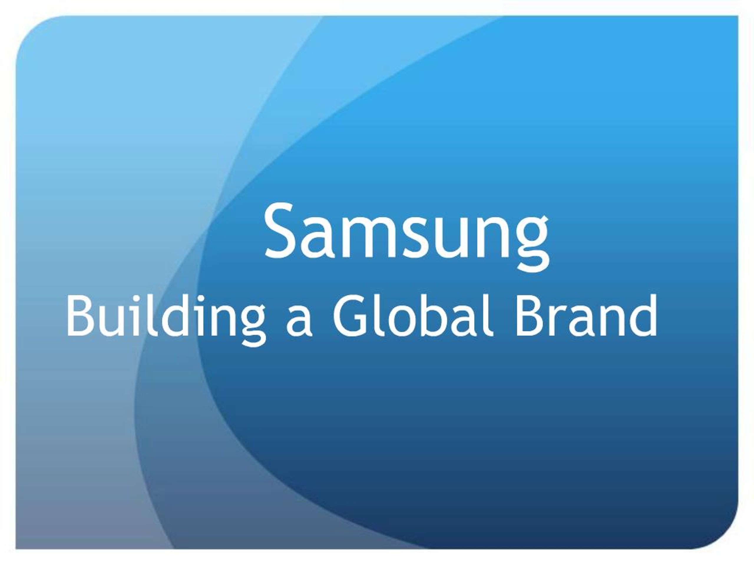 PPT - Samsung PowerPoint Presentation, free download - ID:530635