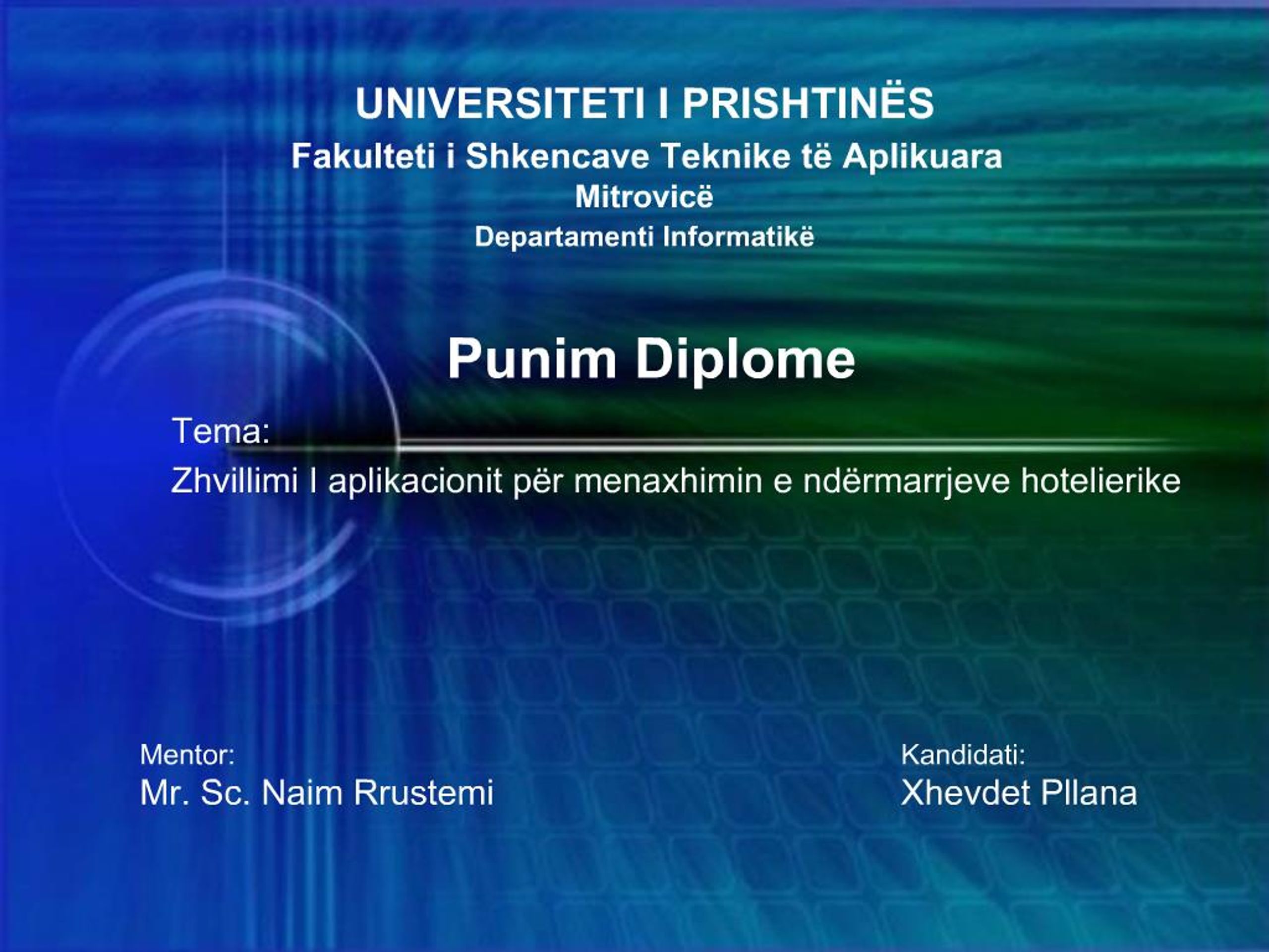 PPT - Punim Diplome PowerPoint Presentation, free download - ID:542475