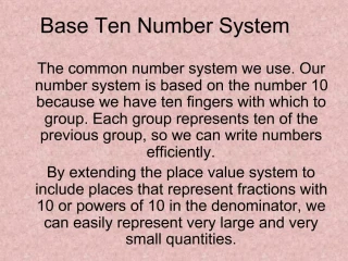 PPT - Number and Operations in Base Ten PowerPoint Presentation, free ...