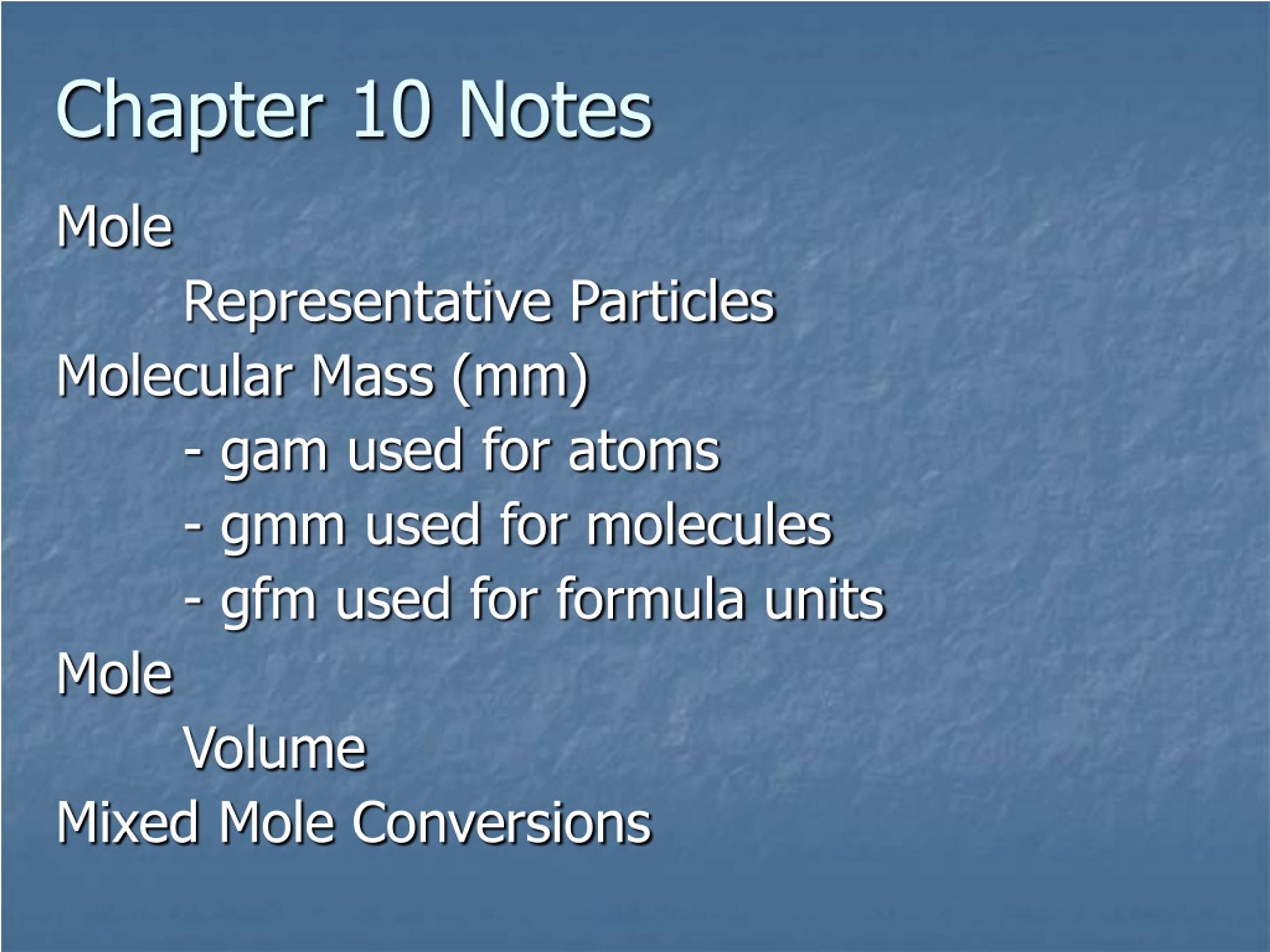 PPT - Chapter 10 Notes PowerPoint Presentation, free download - ID:543320