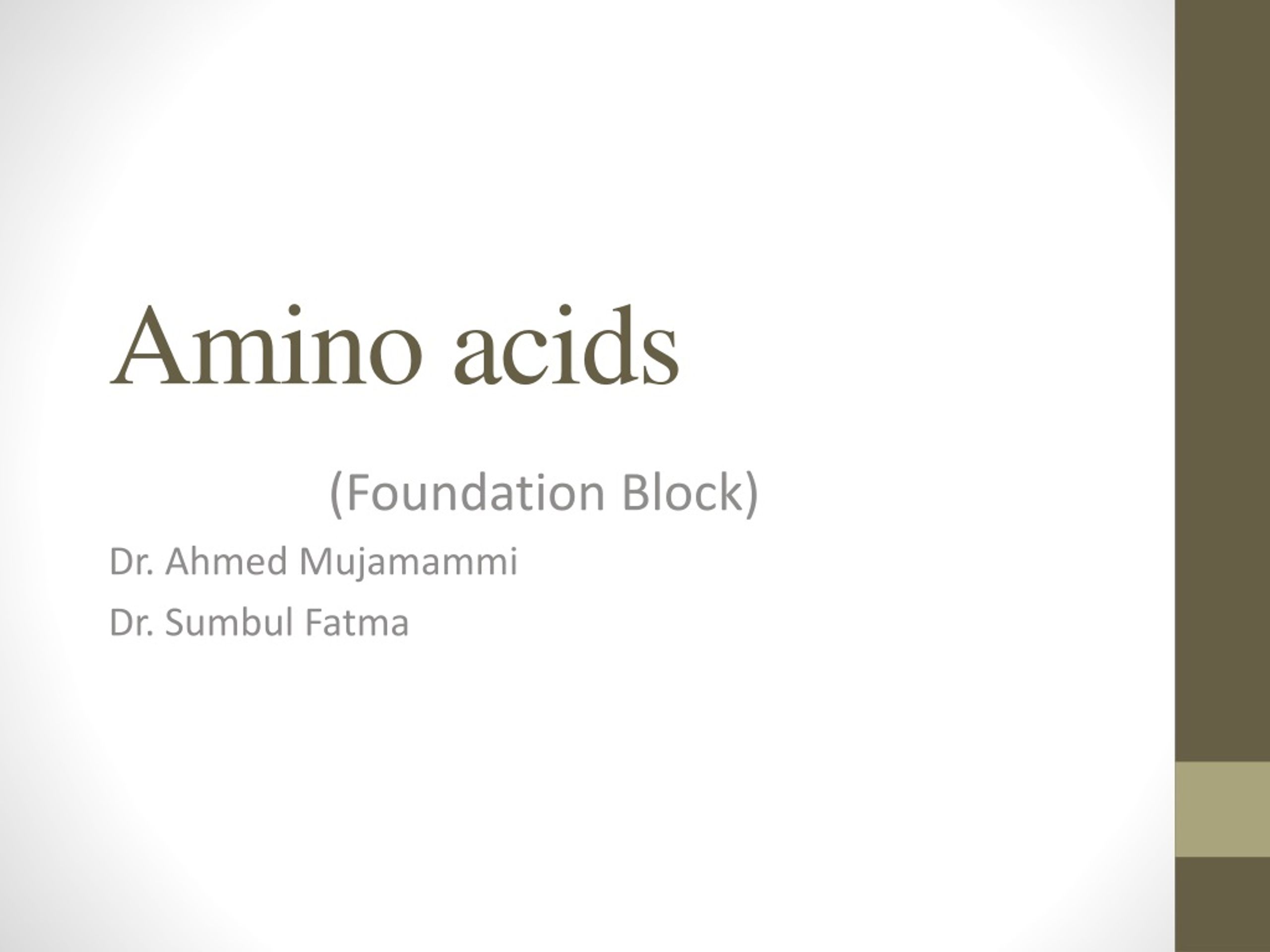 PPT - Amino acids PowerPoint Presentation, free download - ID:543480