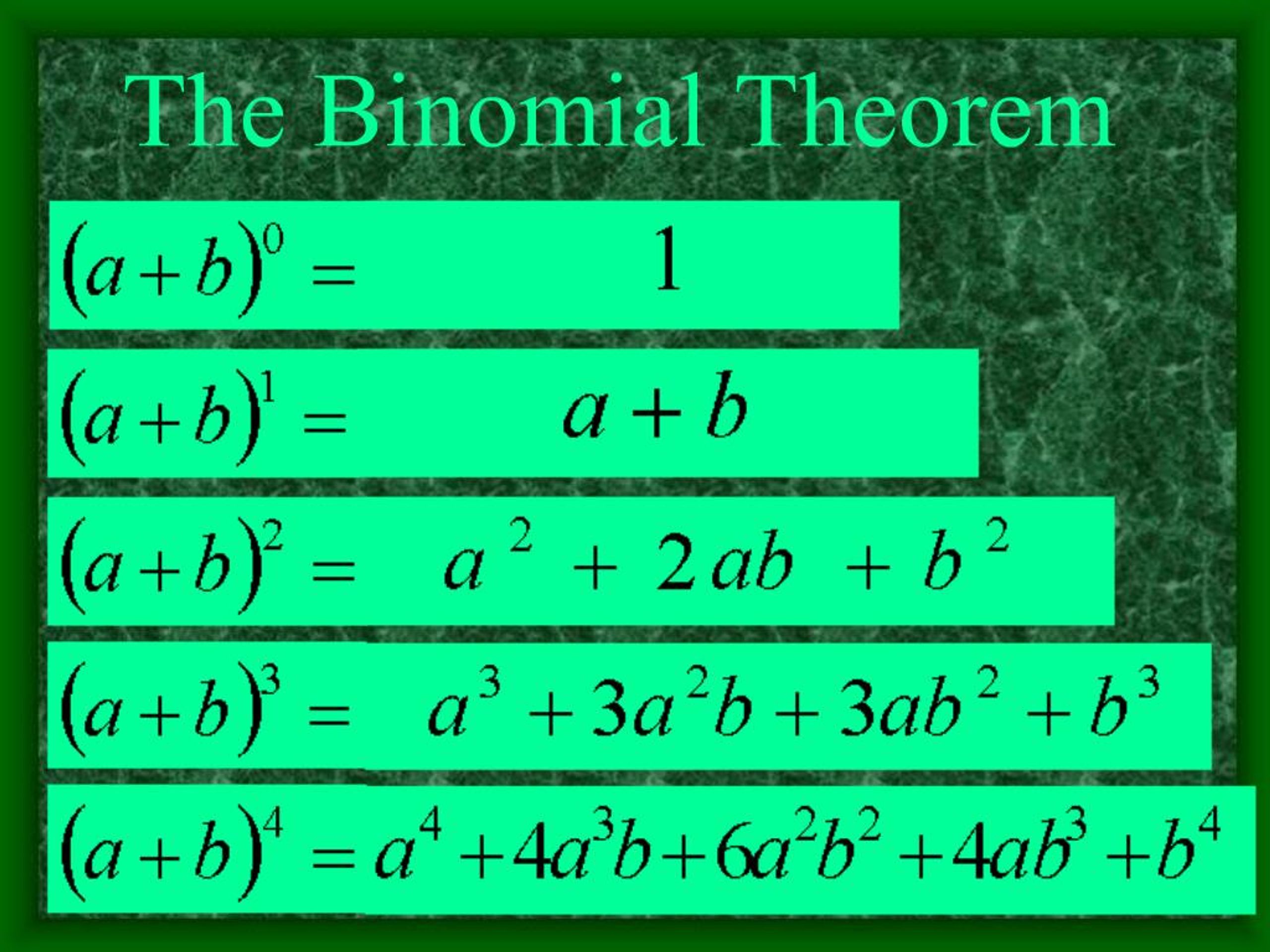 PPT - The Binomial Theorem PowerPoint Presentation, free download - ID ...