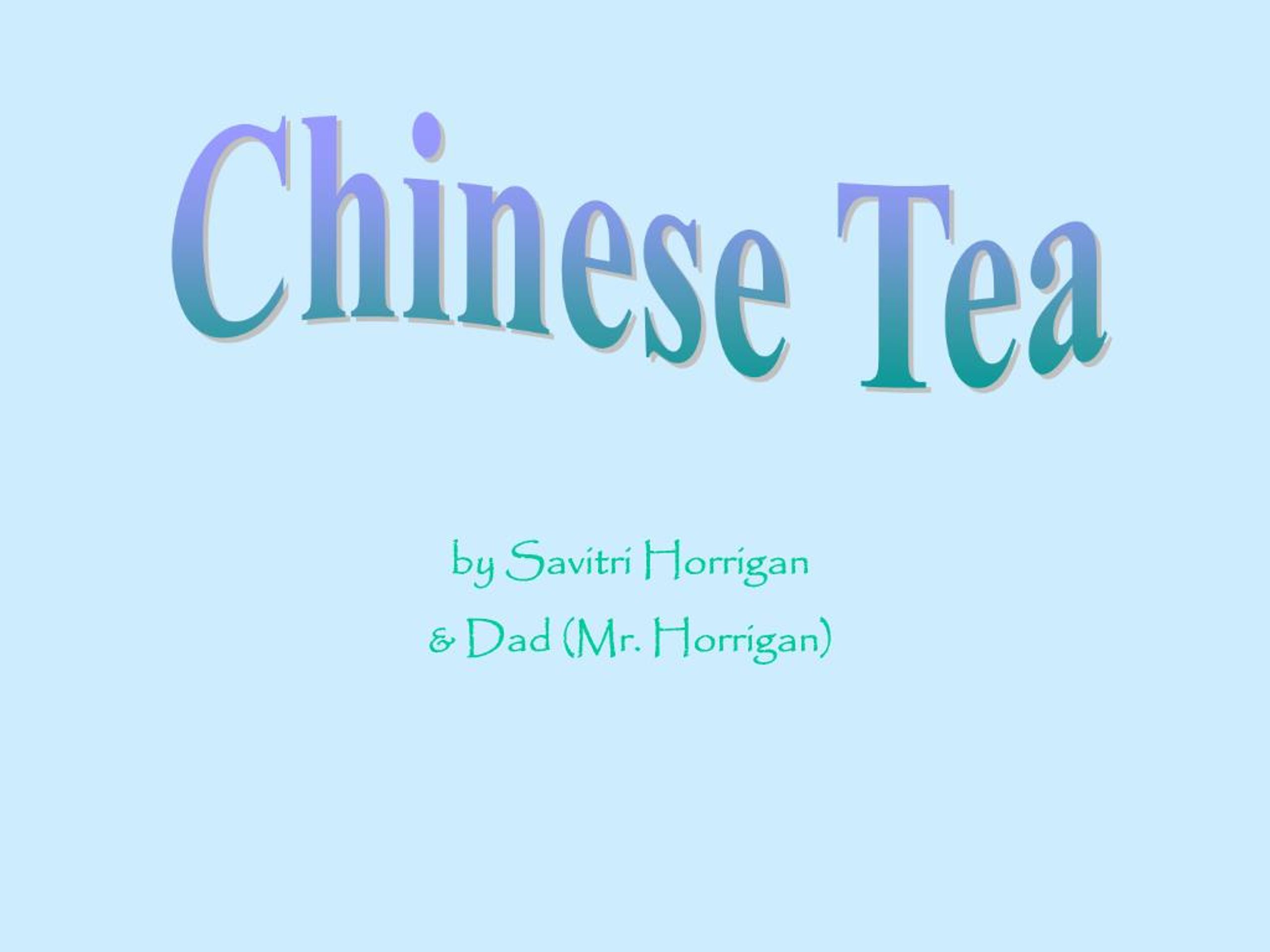 PPT - Chinese Tea PowerPoint Presentation, free download - ID:545926