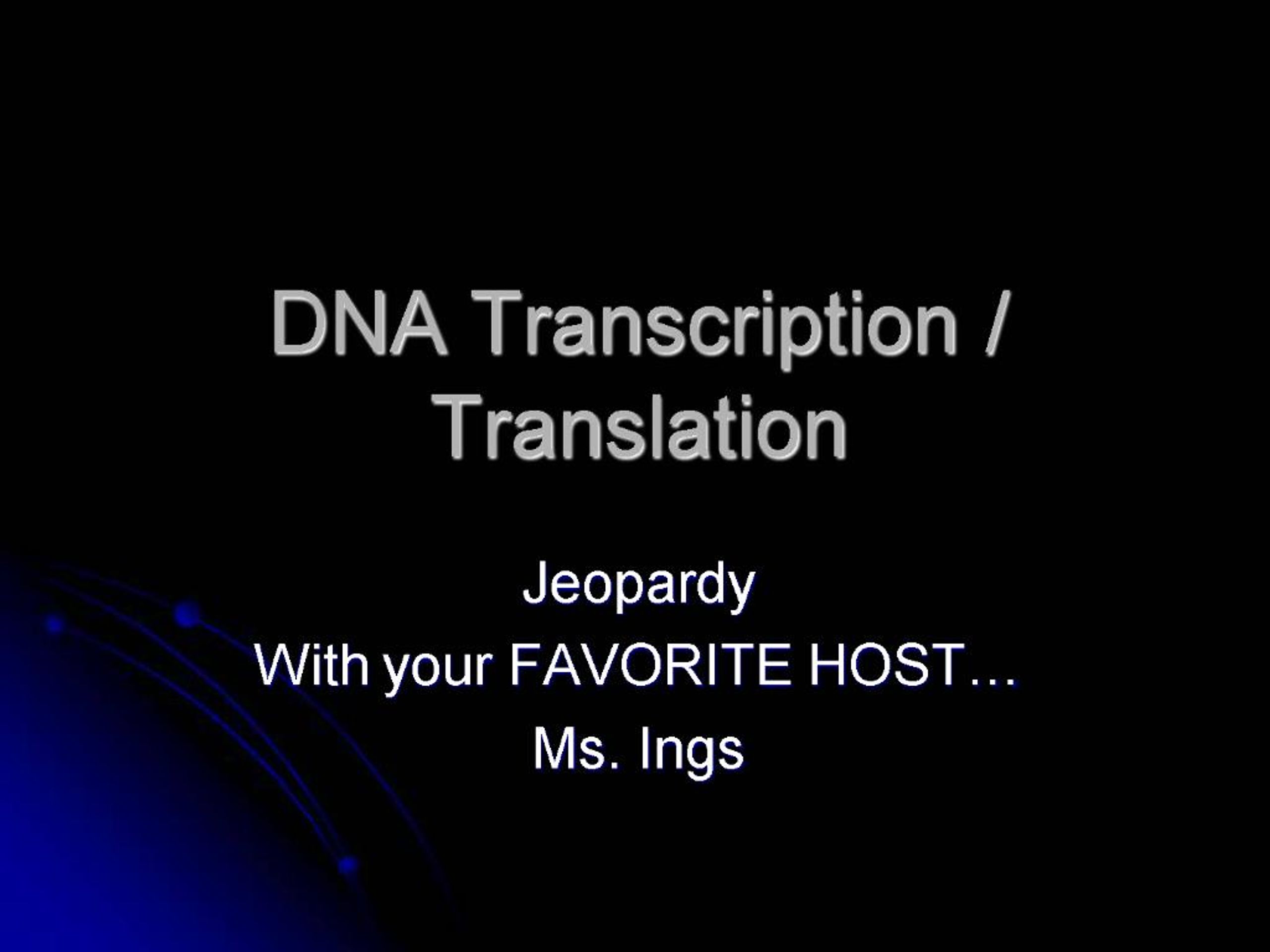 PPT - DNA Transcription PowerPoint Presentation, free download - ID:548096