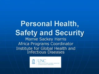 PPT - Personal Safety & Security Safety Tips PowerPoint Presentation ...