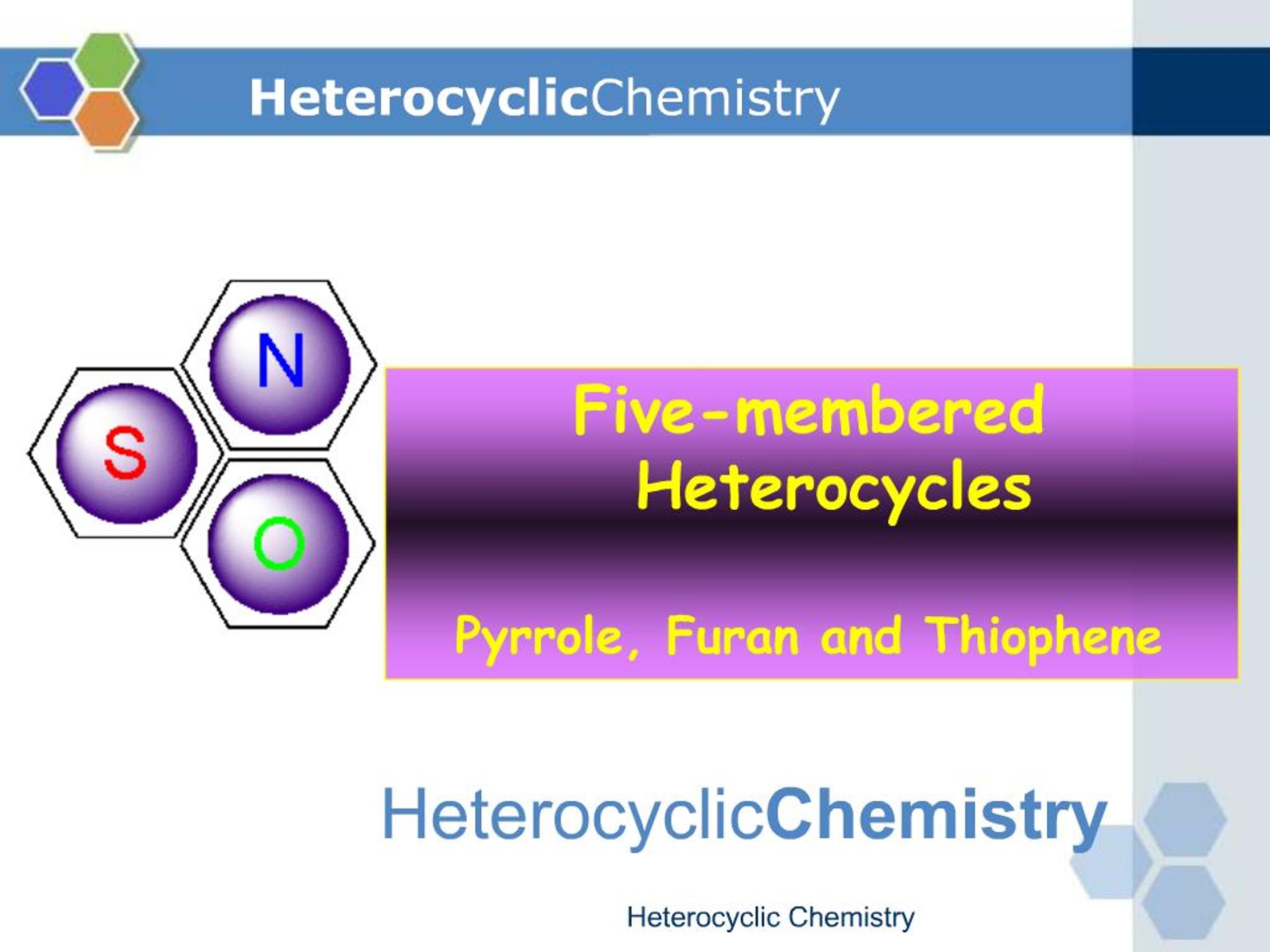 PPT - Heterocyclic Chemistry PowerPoint Presentation, free download ...