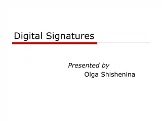 PPT - Digital Signatures PowerPoint Presentation, free download - ID ...