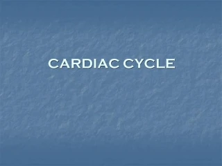 PPT - CARDIAC CYCLE PowerPoint Presentation, free download - ID:3865904