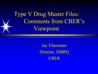 PPT - DRUG MASTER FILES PowerPoint Presentation, free download - ID:1016997