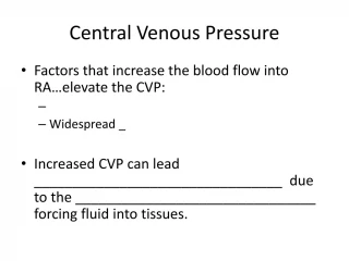 PPT - Central Venous Pressure and Central lines PowerPoint Presentation ...