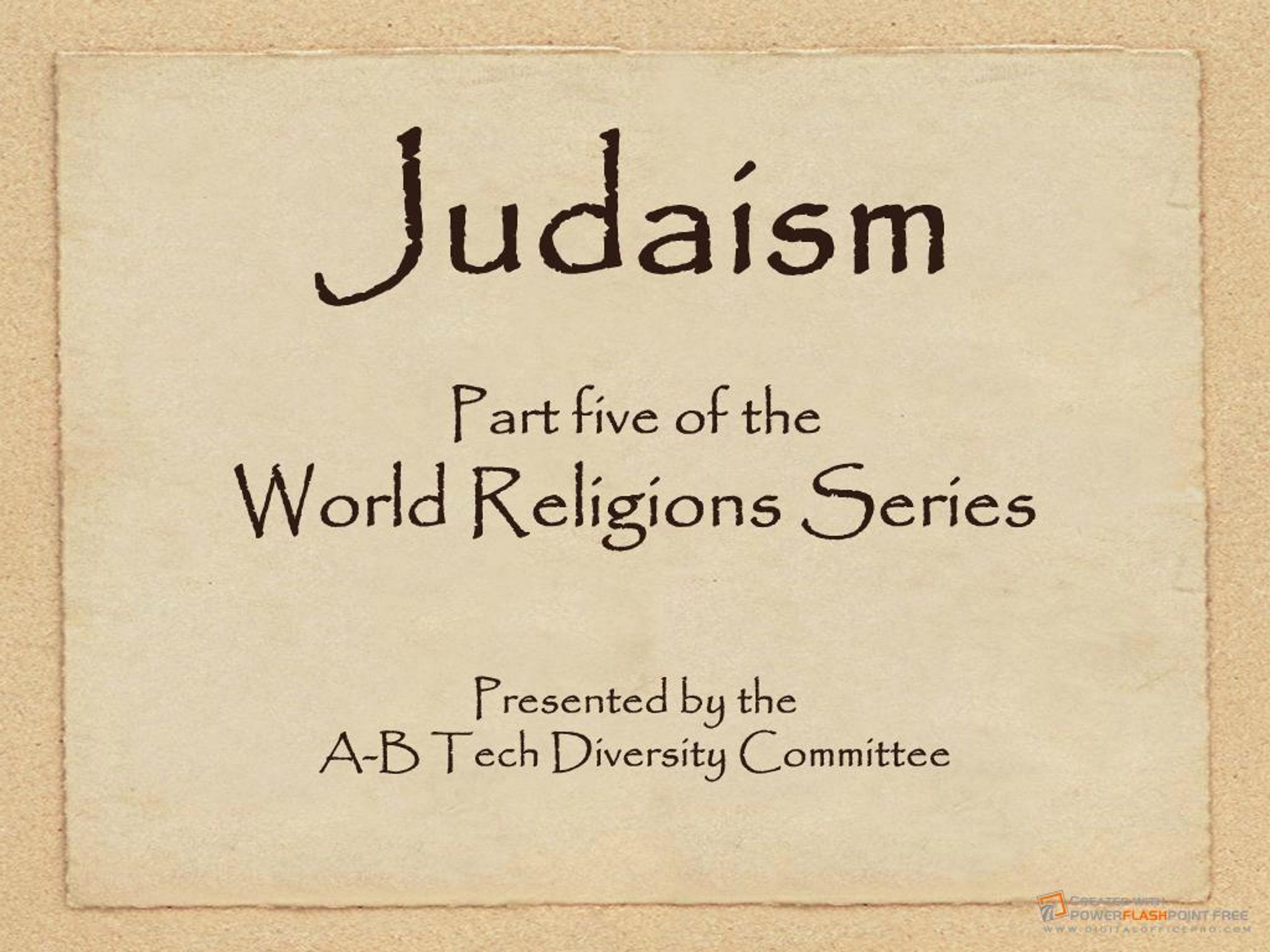 PPT - Judaism PowerPoint Presentation, free download - ID:57211