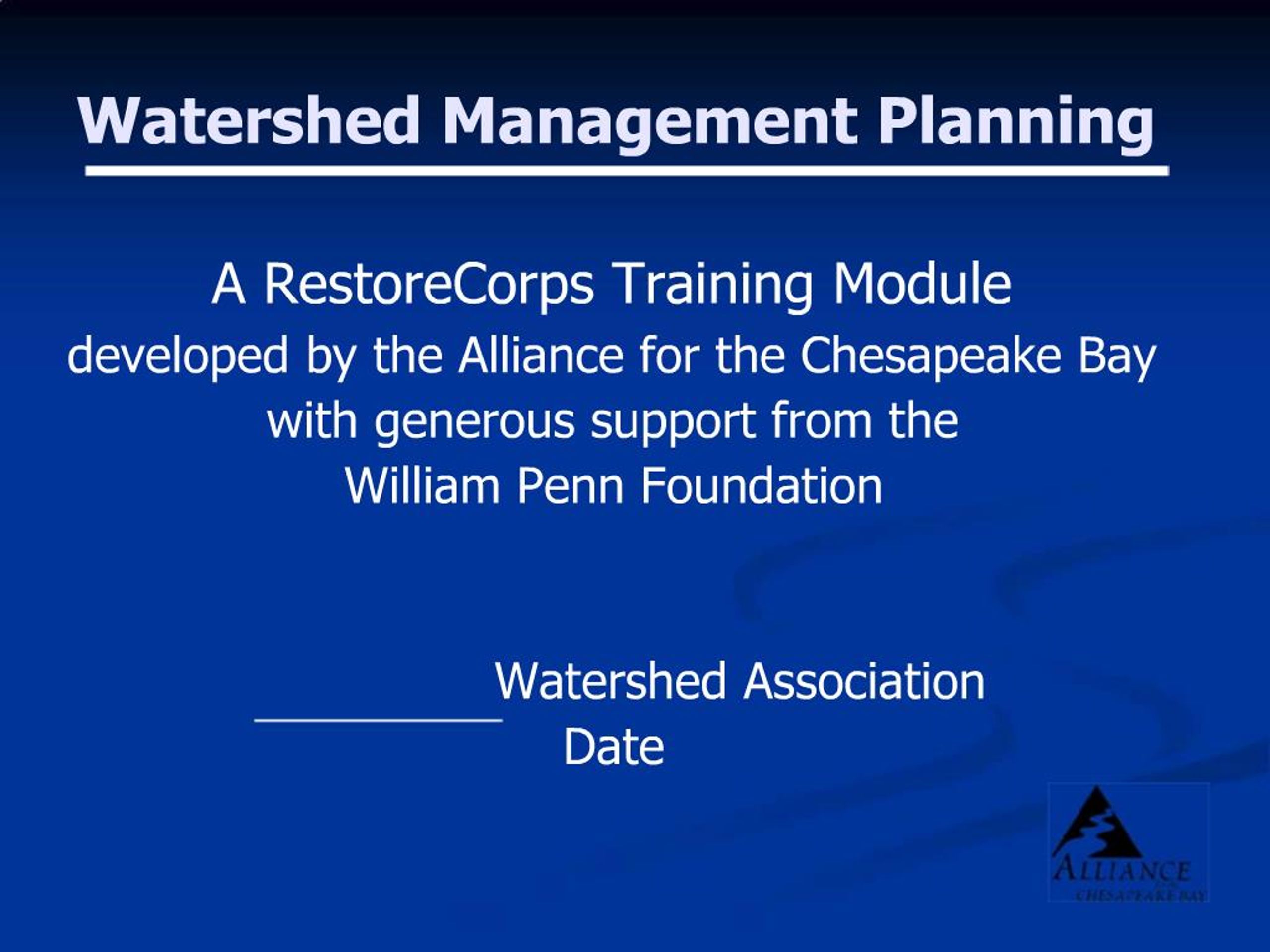 PPT - Watershed Management Planning PowerPoint Presentation, free ...