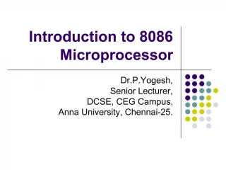 PPT - 8086/8088 Microprocessor PowerPoint Presentation, free download ...