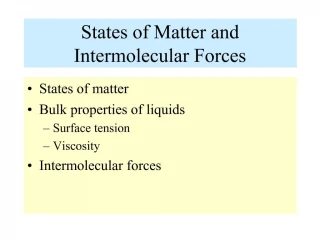 PPT - Ch 11 States of Matter and Intermolecular Forces PowerPoint ...