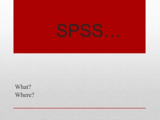 PPT - What is SPSS Software And Various Benefits | Uses of SPSS for ...