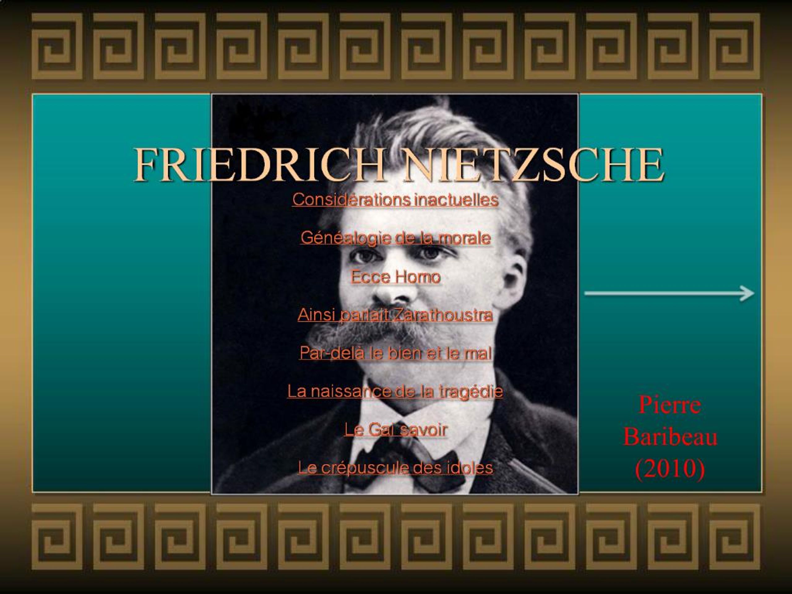 PPT - FRIEDRICH NIETZSCHE PowerPoint Presentation, free download - ID ...