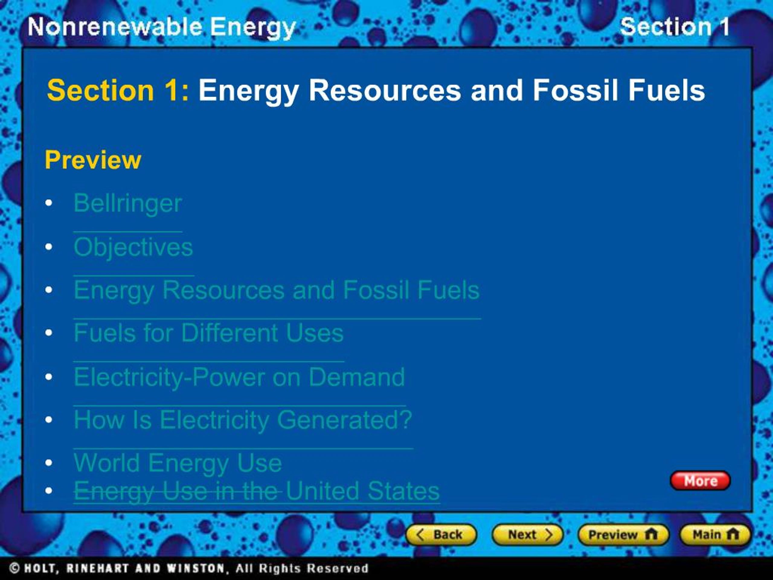 PPT - Section 1: Energy Resources and Fossil Fuels PowerPoint ...
