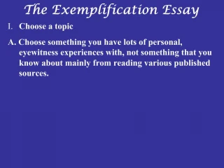 PPT - Exemplification and classification PowerPoint Presentation, free ...