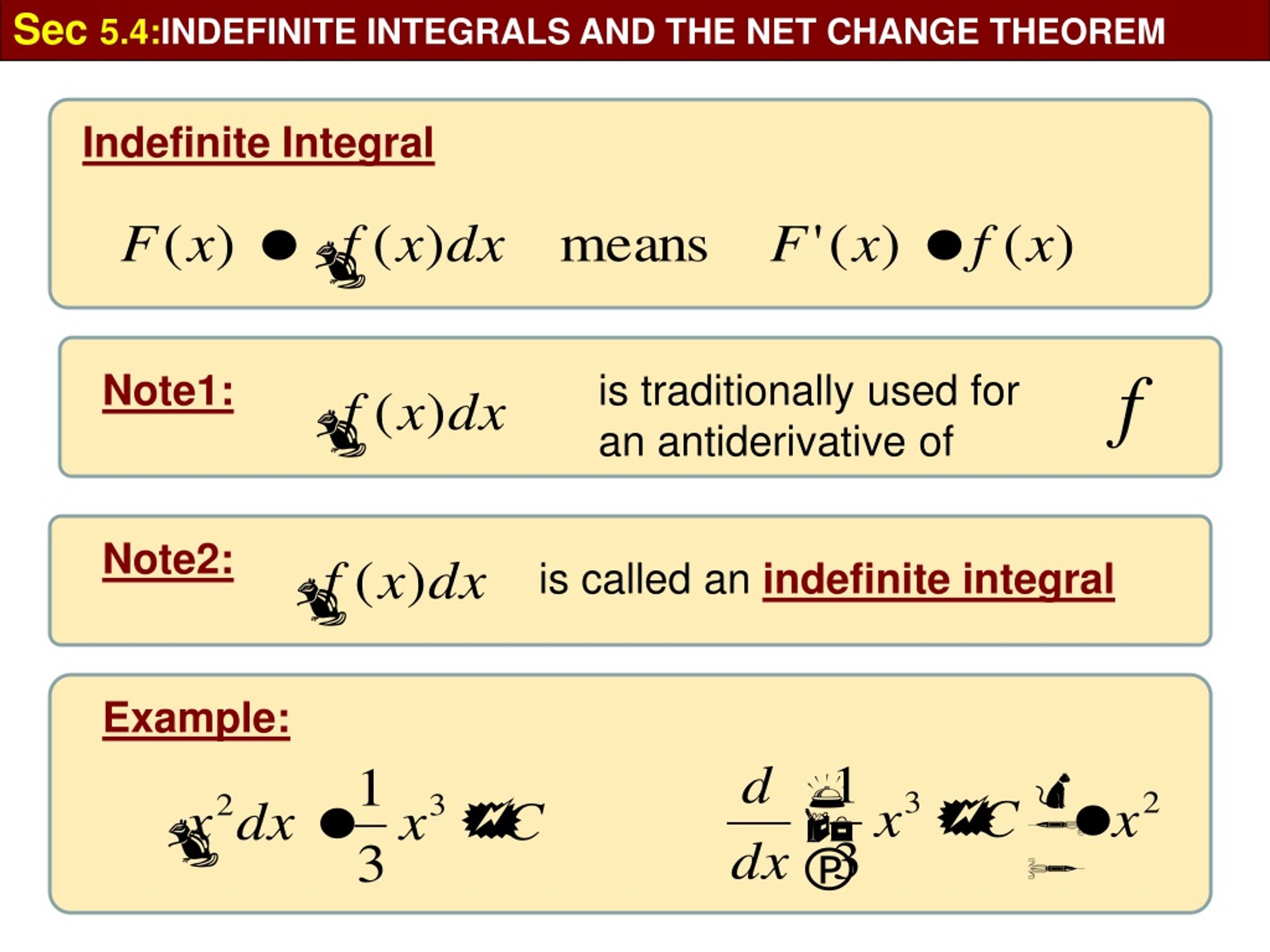 PPT - Indefinite Integral PowerPoint Presentation, free download - ID ...