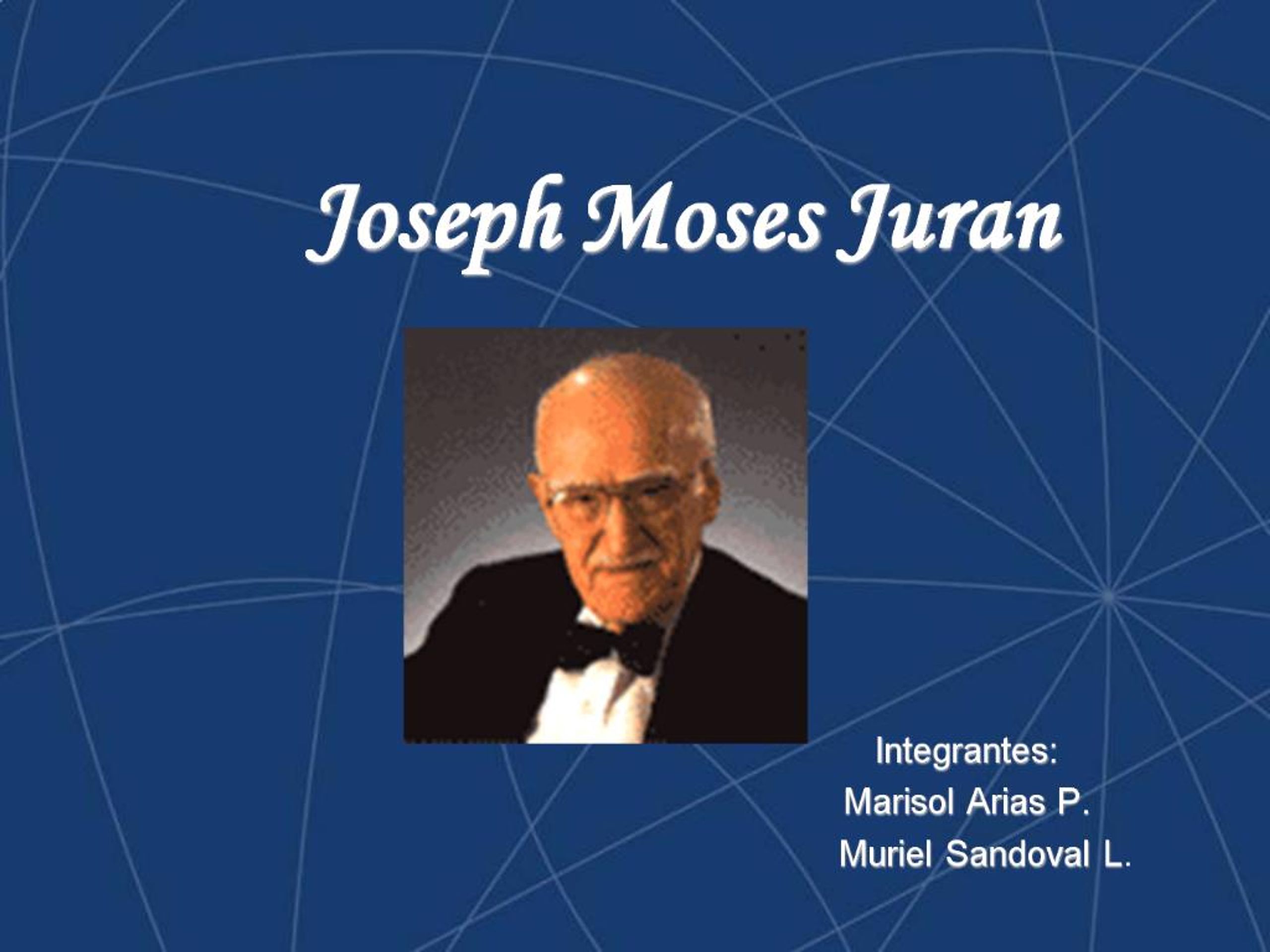 PPT - Joseph Moses Juran PowerPoint Presentation, free download - ID:601699