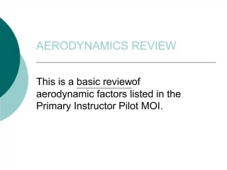PPT - AERODYNAMICS REVIEW PowerPoint Presentation, free download - ID:6700637