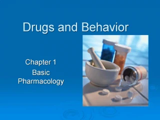 PPT - Drugs, Brain and Behavior PowerPoint Presentation, free download ...