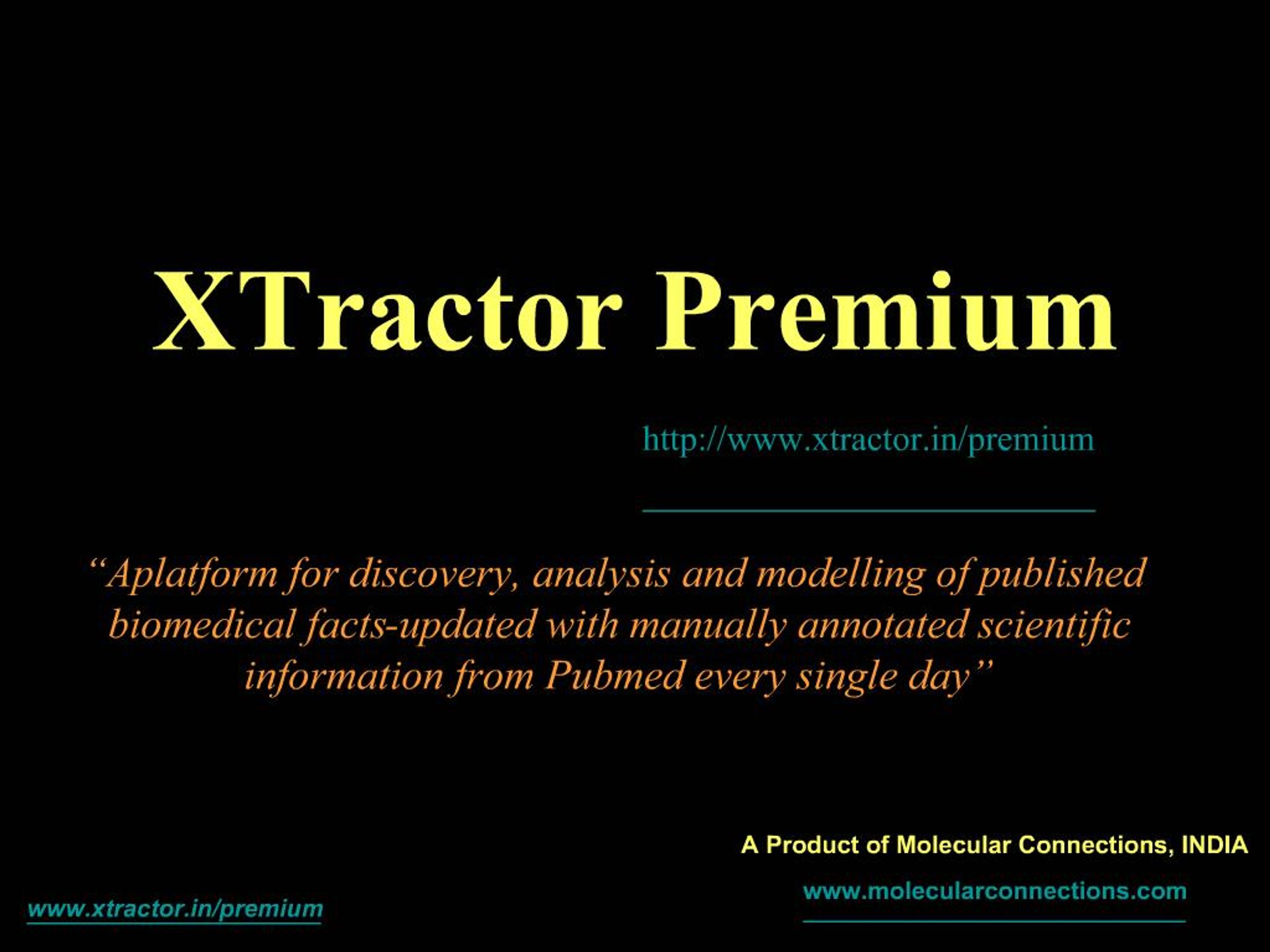 PPT - XTractor Premium xtractor PowerPoint Presentation, free download ...